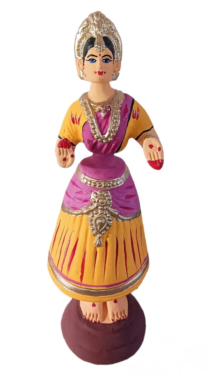 Sri Durga Creations tanjore Dancing Doll : Amazon.in: Home & Kitchen