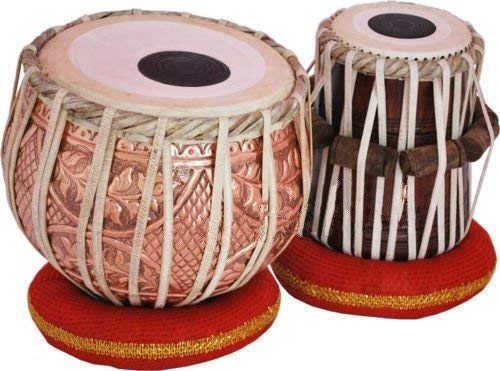 MUSIQAA JAHAN® unique Tabla Drum Set, Iron Bayan, Sheesham Wood Daya ...