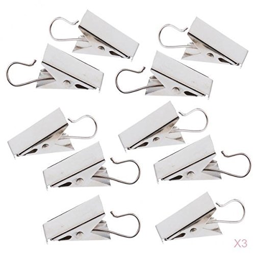 C2K 30Pcs Window Curtain Clips with Hook, Window Treatment, Curtain ...