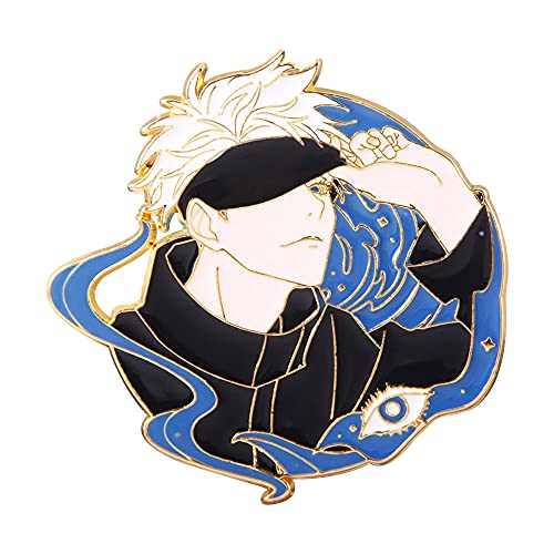 Jujutsu Kaisen Gojo Satoru Pins - Anime Figure Enamel Pins for - Want ...