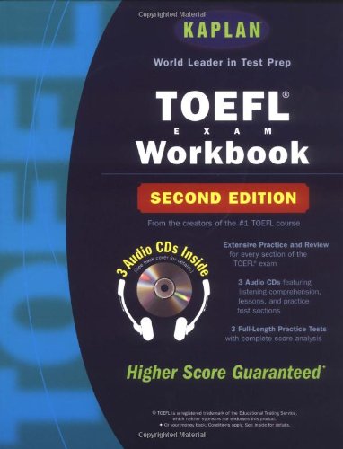 Kaplan TOEFL Workbook with 3 Audio CDs, Second Edition : Kaplan: Amazon ...