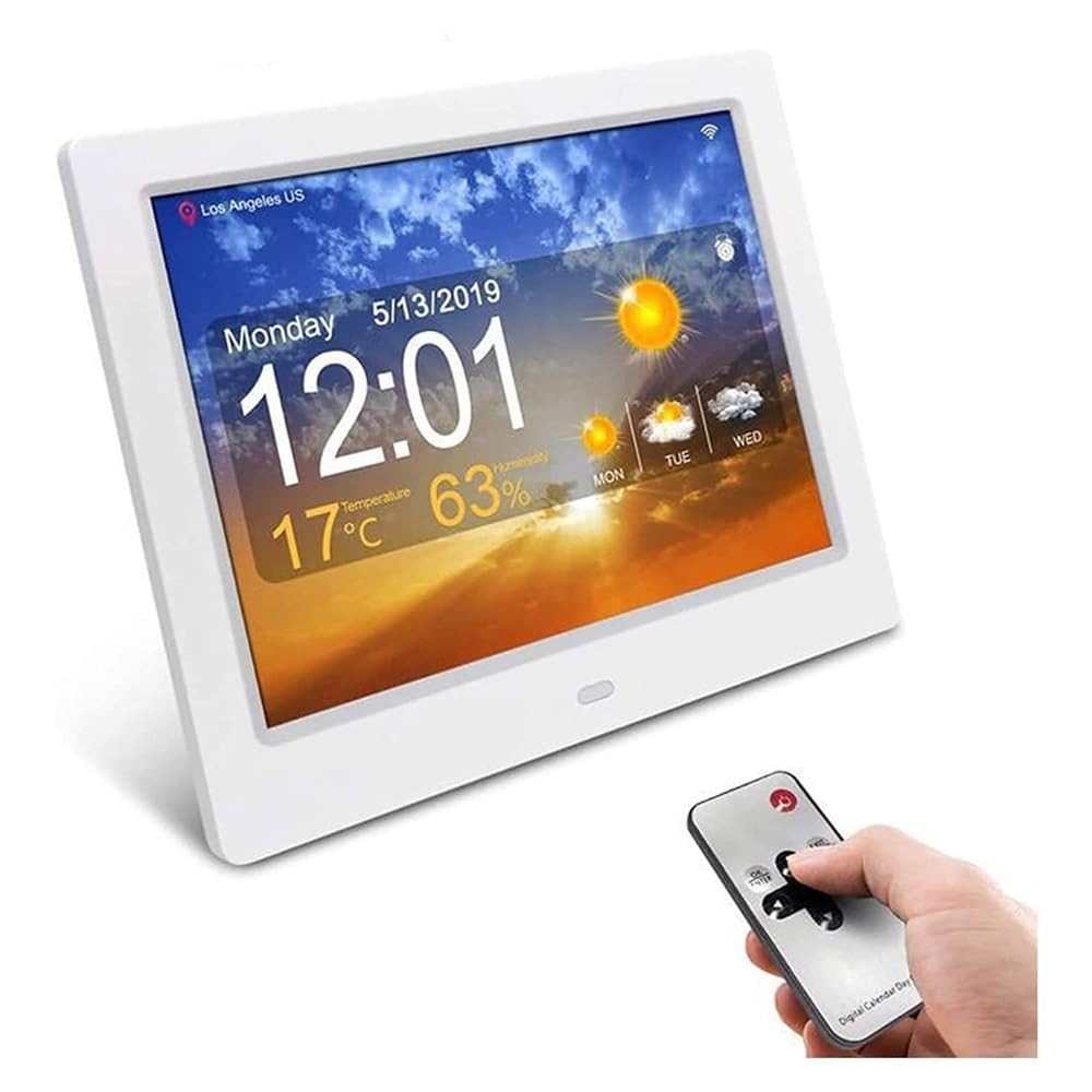 Amazon.com: WiFi Weather Station, with Sensor, 5 Alarm Clock, 9 Weather ...