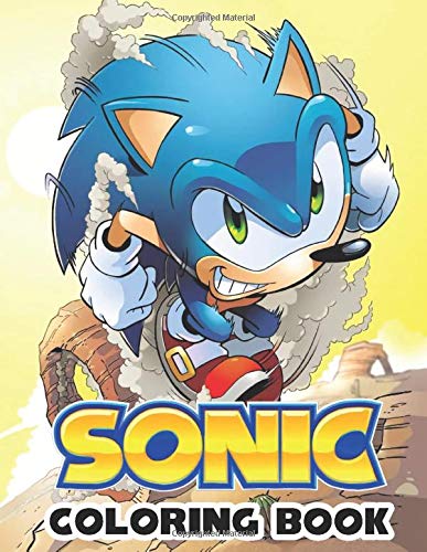 Sonic Coloring Book Jumbo Coloring Book 50 Illustrations Sonic Hedgehog ...