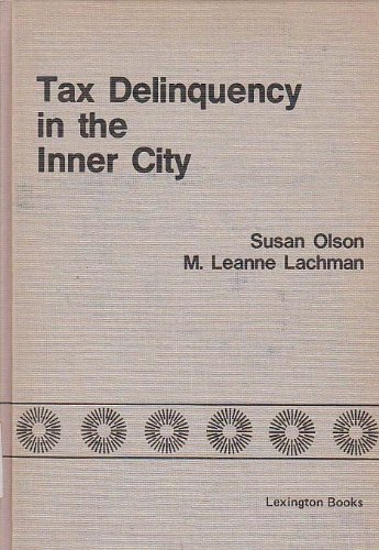 Amazon | Tax Delinquency in the Inner City: The Problem and Its ...