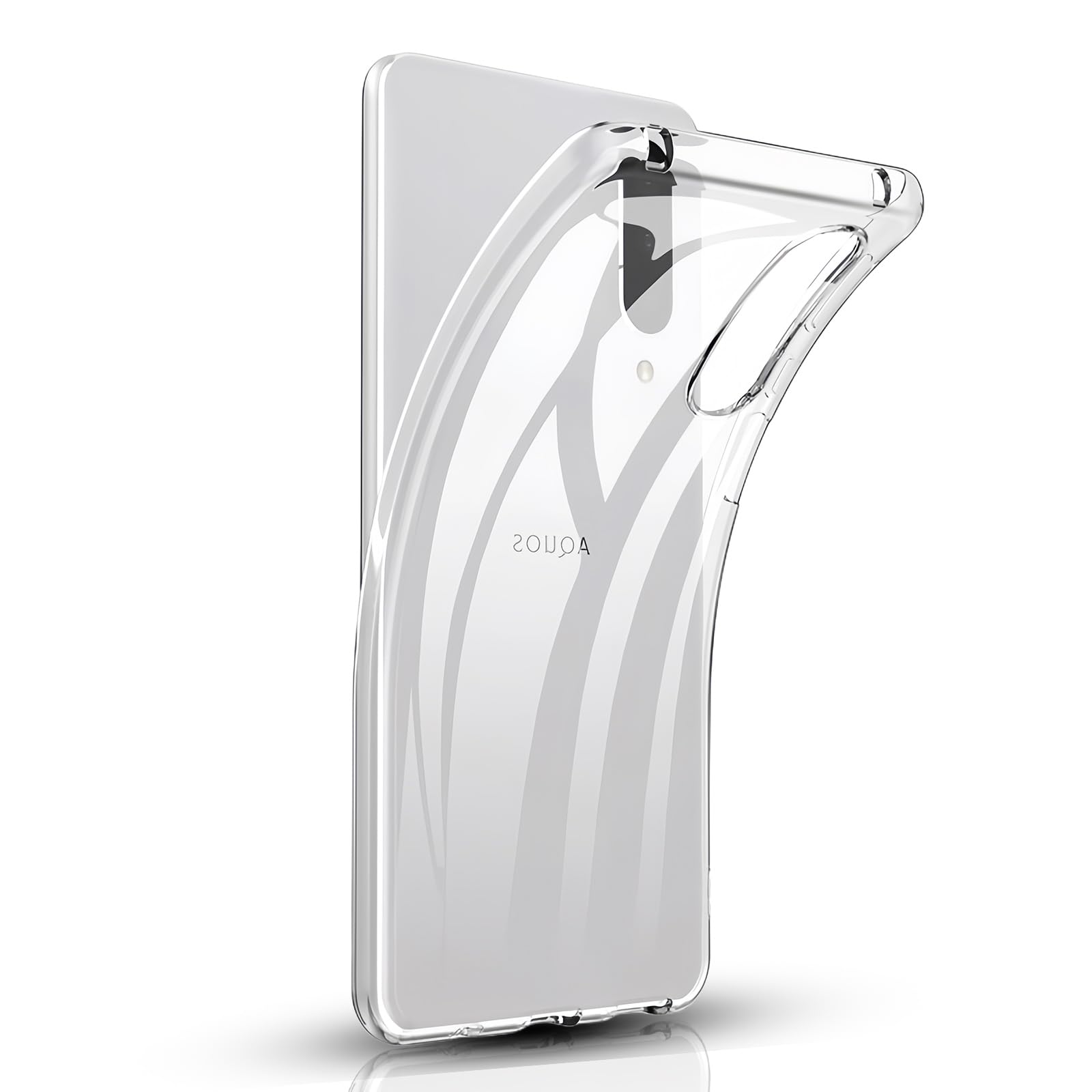 Amazon.co.jp: AQUOS zero5G basic 用のケース AQUOS zero 5G basic DX SHG02 対応 クリアシリコンケース 薄型 柔らかい手触 落下防止 ...