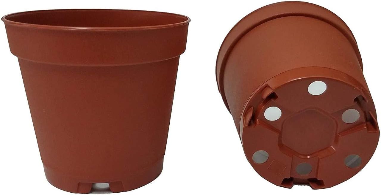 Amazon.com: 100 NEW 2 Inch Plastic Nursery Pots ~ Pots ARE 2.15 Inch ...
