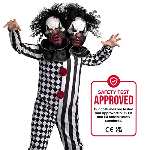 Morph Two-Headed Clown Costume Boys, Clown Costume Kids, Clown ...