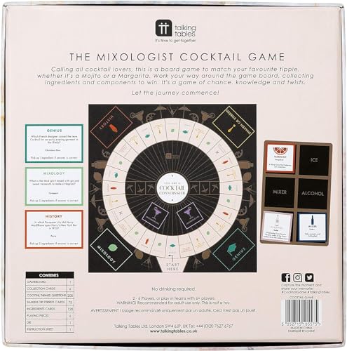 Snapklik.com : Cocktail Themed Trivia Board GameGames NightAdults ...