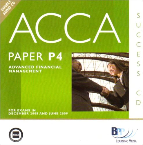 Buy ACCA - P4 Advanced Financial Management (Success CD) Book Online at ...