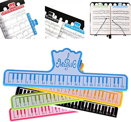 Amazon.com: eBoot 8 Pieces Music Stand Clips Music Stand Page Holder ...