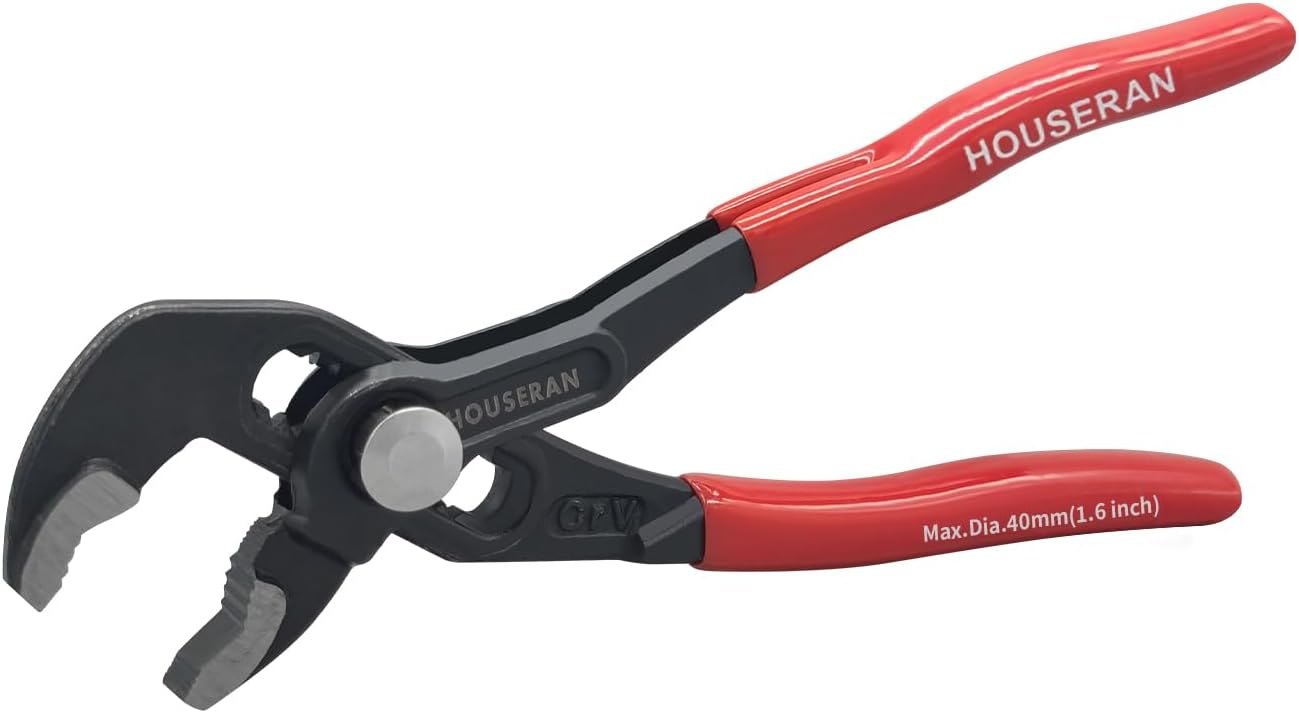 HOUSERAN Water Pump Pliers, Slip Joint Pliers, 7 Inch Groove Joint ...