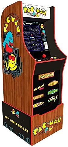 Amazon.com: Arcade1Up Pac-Man 40th Edition Home Arcade Machine, 7 Games ...