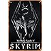 Amazon.com : The Elder Scrolls V Skyrim Game Poster Vintage Game Metal ...