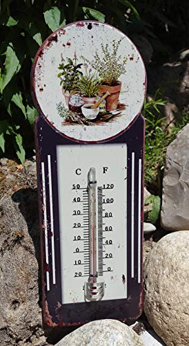 Wunderbar Außenthermometer Groß Metall Bild