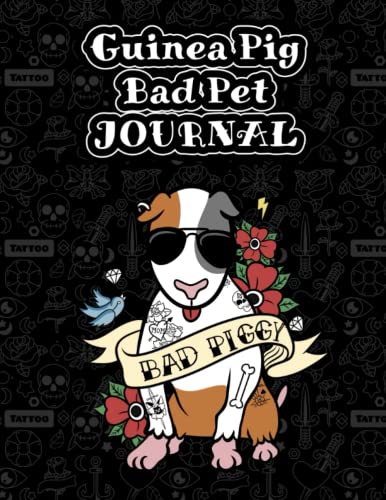 『Guinea Pig Bad Dog Journal: 120 Lined Pages Notebook, Journal, Diary ...