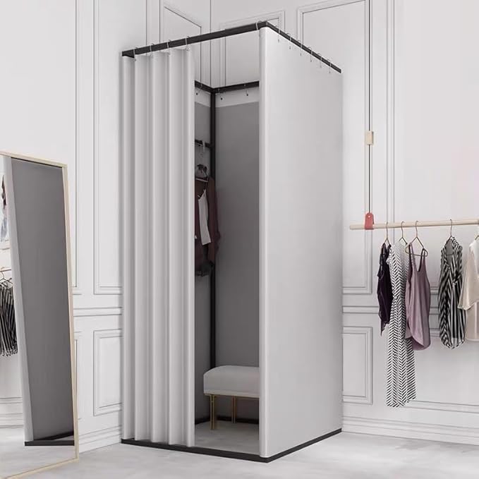 Amazon.com: Clothing Store Fitting Room, Portable Changing Room with ...