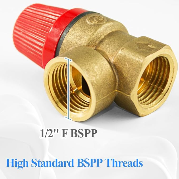 Snapklik.com : WiseWater 1/2" Pressure Relief Valve, Set Pressure ...