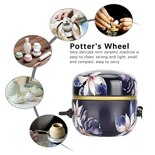2000RPM Pottery Wheel Machine, Mini Pottery Machine Portable Pottery ...