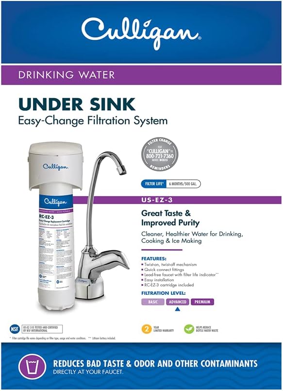 Culligan US-EZ-3 Drinking Water Filtration System Level 3 - Amazon.com