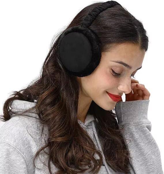 Winter Ear Muffs for Women and Men, Foldable Windproof Thick Ear ...