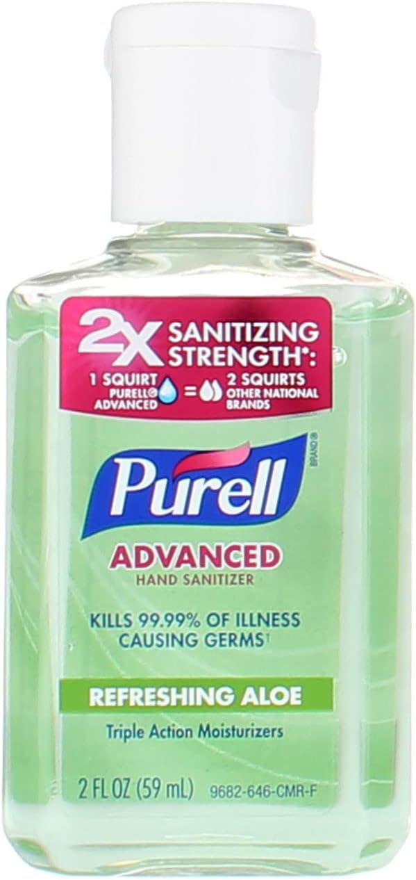 Amazon.com : Purell Advanced Hand Sanitizer Refreshing Aloe 2 oz (Pack ...