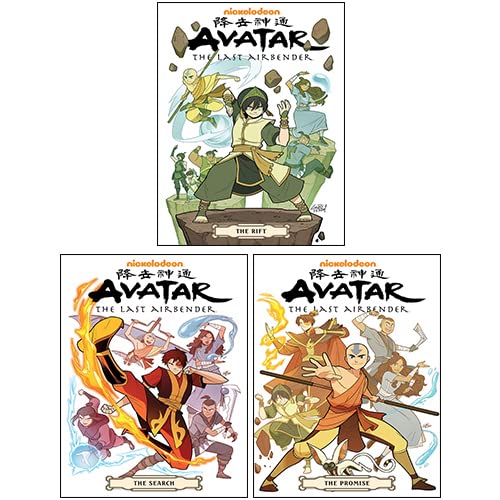 Avatar: The Last Airbender 3 Books Collection Set By Gene Luen Yang(The ...