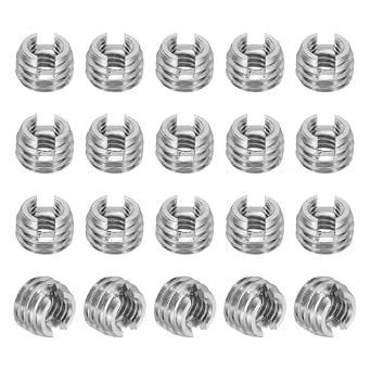 Amazon.co.jp: PATIKIL 20pcs Self Tapping Thread Inserts M6 x M10 x 7mm ...