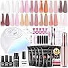 Amazon.com : JEWHITENY 14 pcs Poly Gel Nail Extension Kit With Drill ...