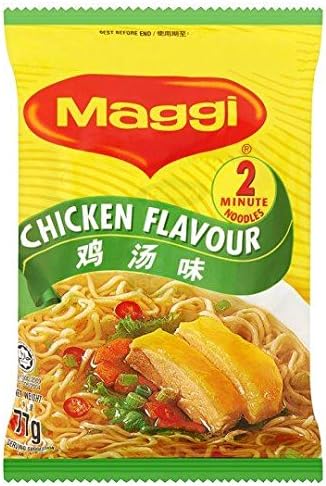 Maggi - Express noodles - chicken flavor - pack of 8 sachets of 77g ...