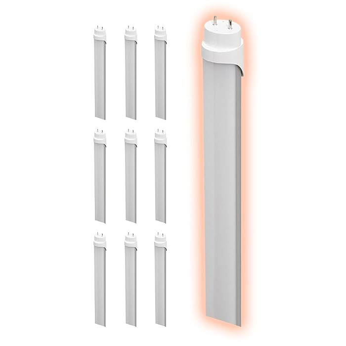 Buy GoodBulb 48-Inch T8 LED Light Bulbs 18-Watt, 4100K Cool White, 2800 ...