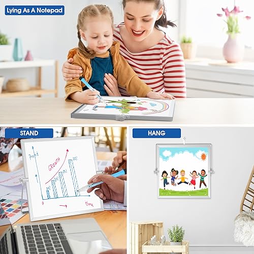 Snapklik.com : Dry Erase White Board, 10X10 Double-Sided Magnetic ...
