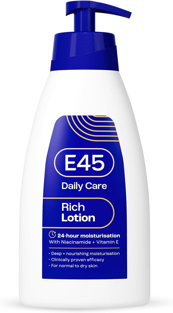 E45 Rich Skin Lotion 400 ml – E45 Moisturising Lotion with Evening ...