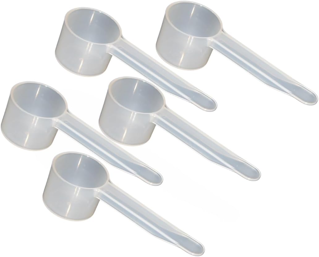 Amazon.com: 5 PCS 10 Gram Spoon Measuring Scoop Teaspoon Laundry ...