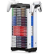 Amazon.com: Nargos Video Game Storage Stand Tower for PS5/ PS4/ PS3 ...