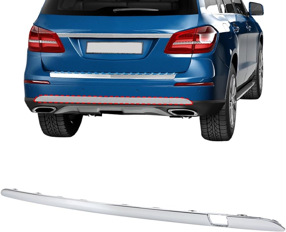 COOL STAR Trim Bumper Molding Step Pad Rear Upper Compatible With ...