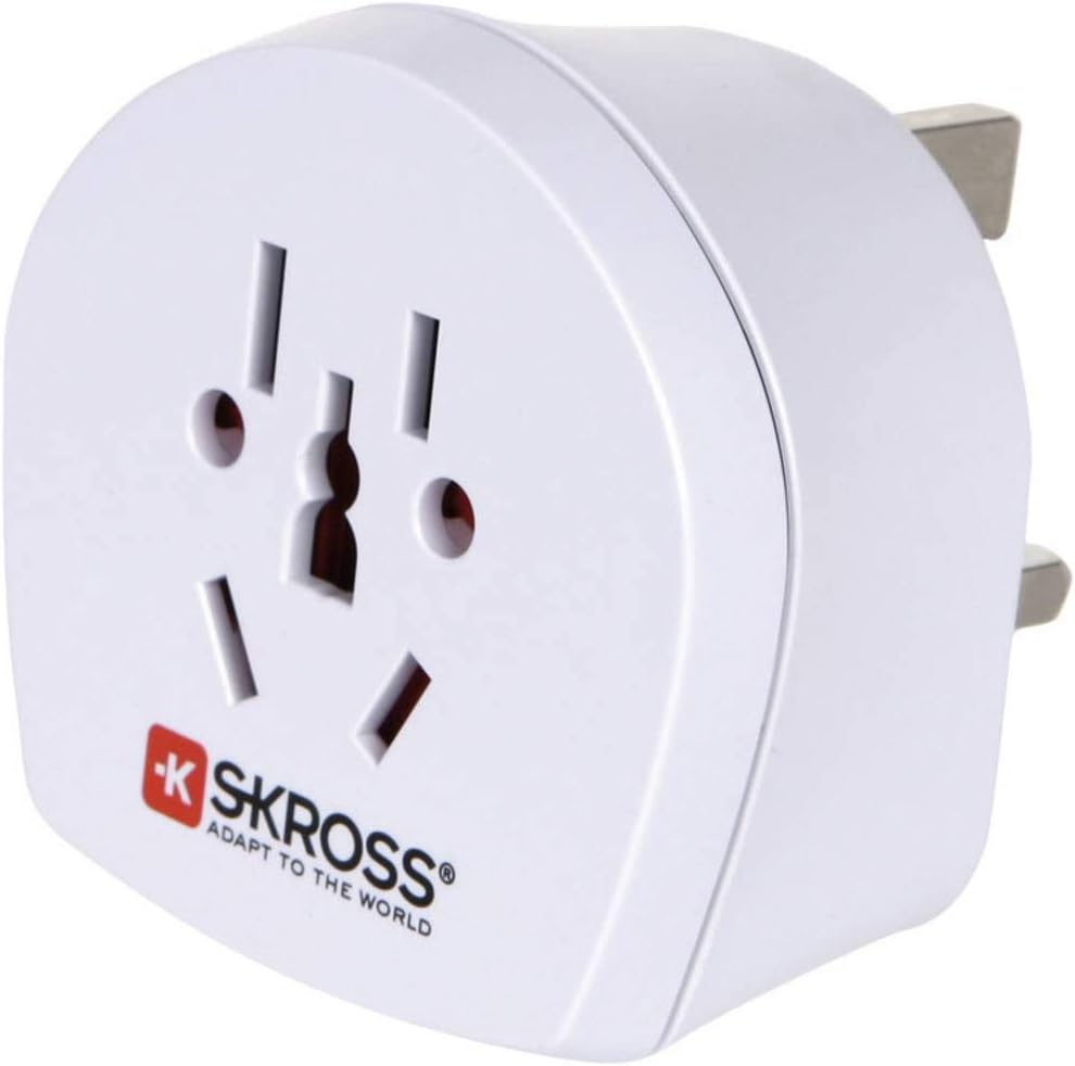 Amazon.com: Skross World to UK Country Travel Adaptor, White : Video Games