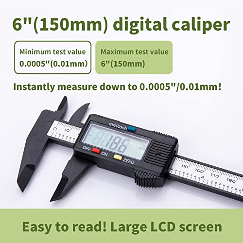 Snapklik.com : SCITOOLS Digital Caliper 0-6Measuring Tool, Micrometer ...
