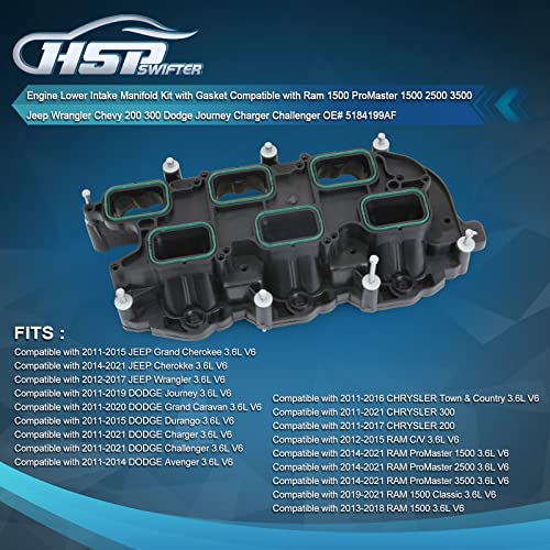 Snapklik.com : Engine Lower Air Intake Manifold Kit OE# 5184199AF ...