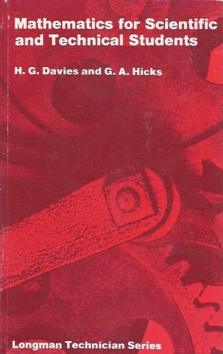 Buy Mathematics for Scientific and Technical Students (Longman ...