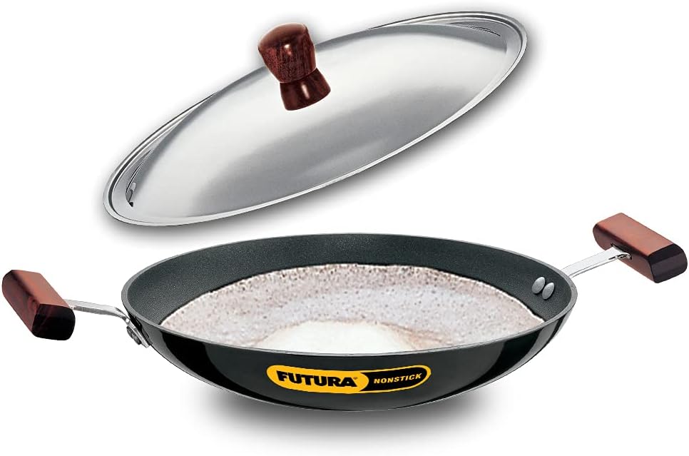 Amazon.com: Hawkins Nonstick Pro 0.9 Litre Appachatty, Mini Kadhai ...