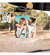Amazon.com: Custom Photo Car Accessories for Rear View Mirror Hanger ...