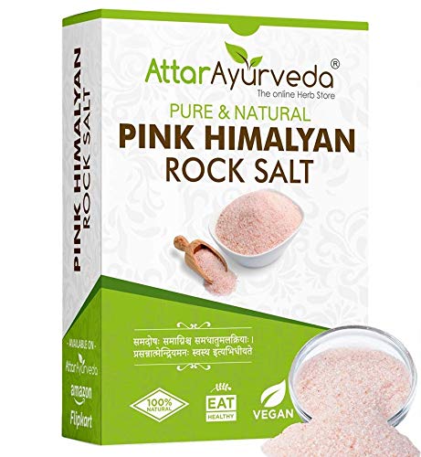 Attar Ayurveda Pink Himalayan Rock Salt Powder 1.2 Kg : Amazon.in ...