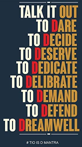 TIO TALK IT OUT Motivational Quotes Wall Poster (12x18-inch ...