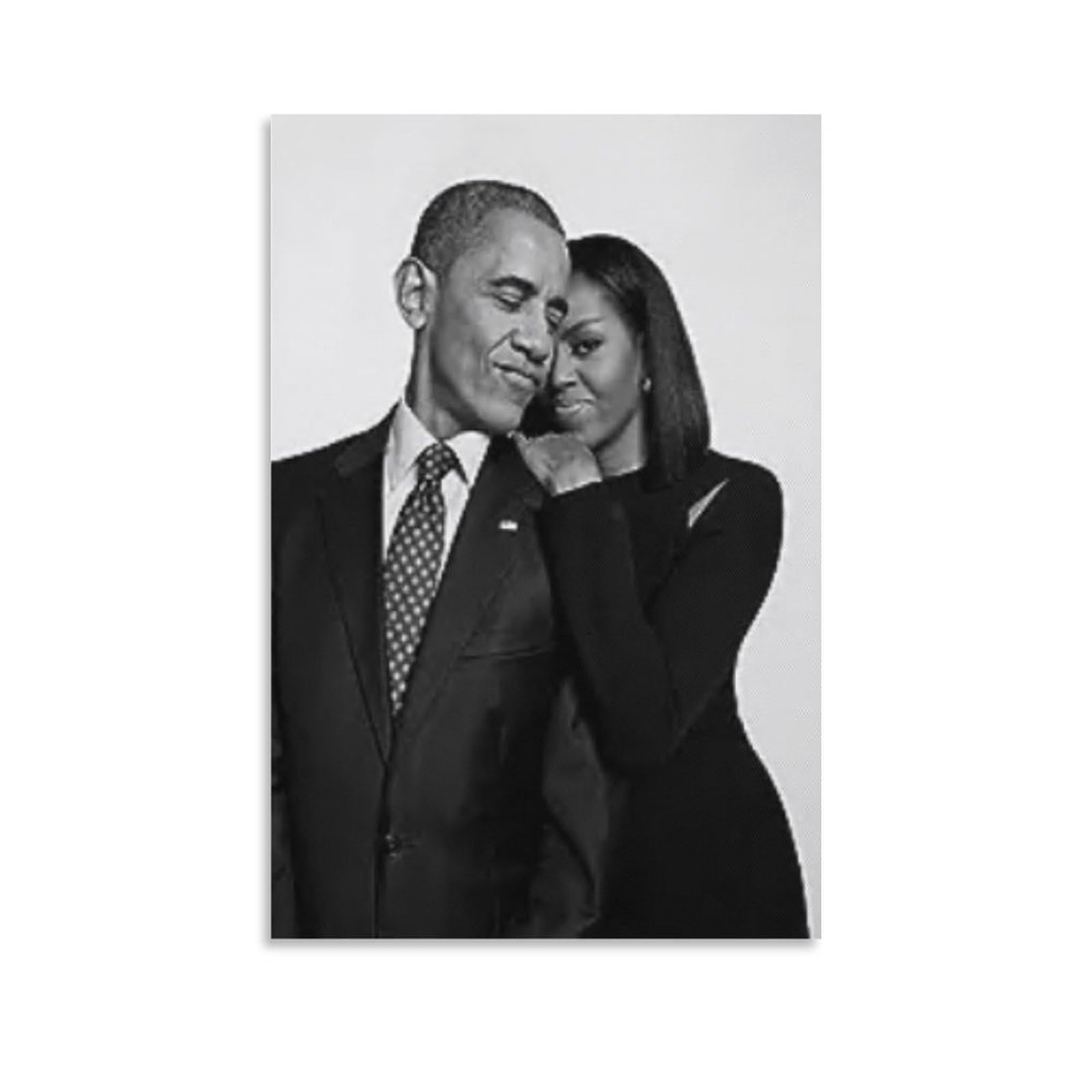 Amazon.com: Michelle Obama And Barack Obama Black And White Poster ...