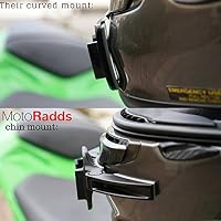 MotoRadds Universal Motorcycle Helmet Chin Mount for GoPro (Compatible ...