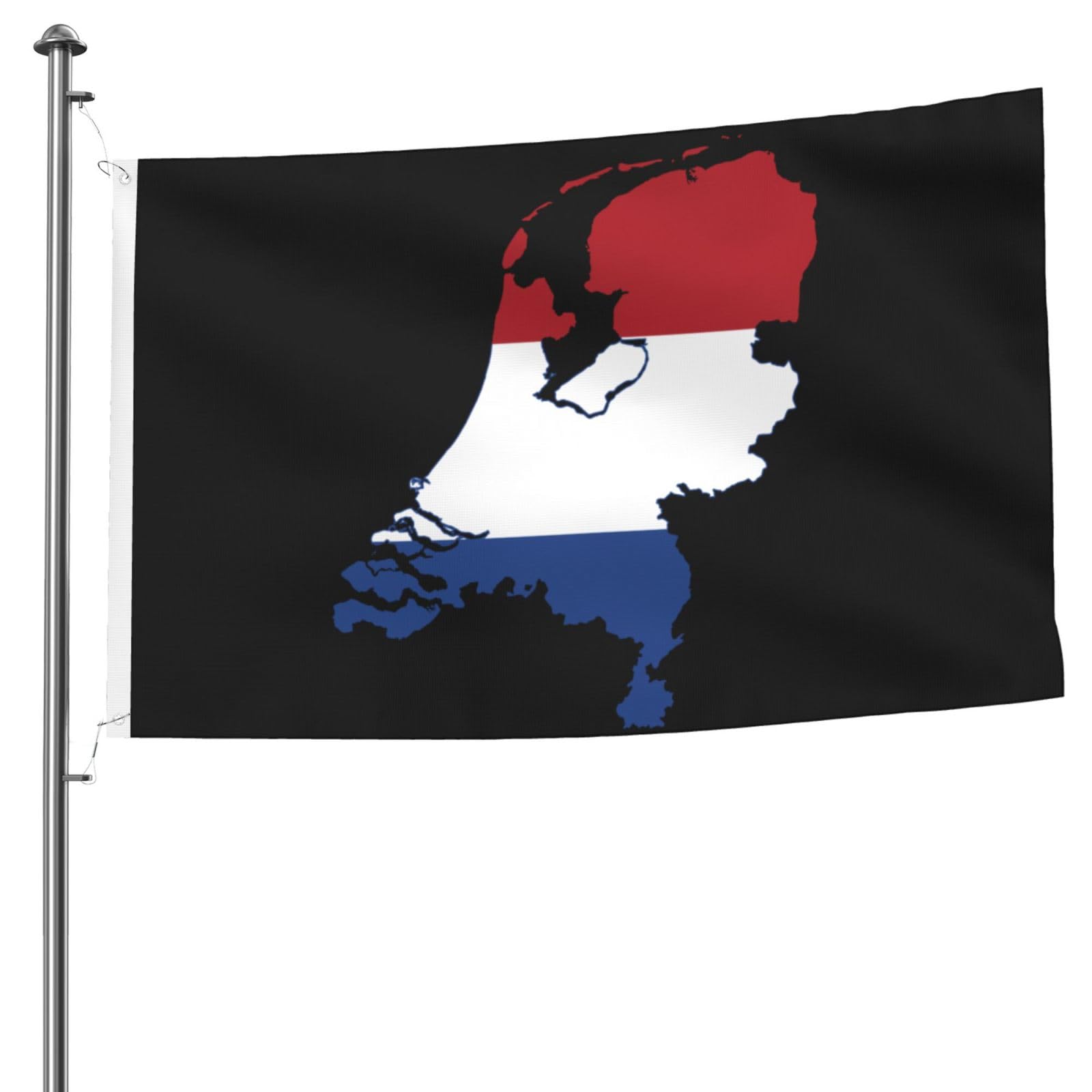 Netherlands Flag Map