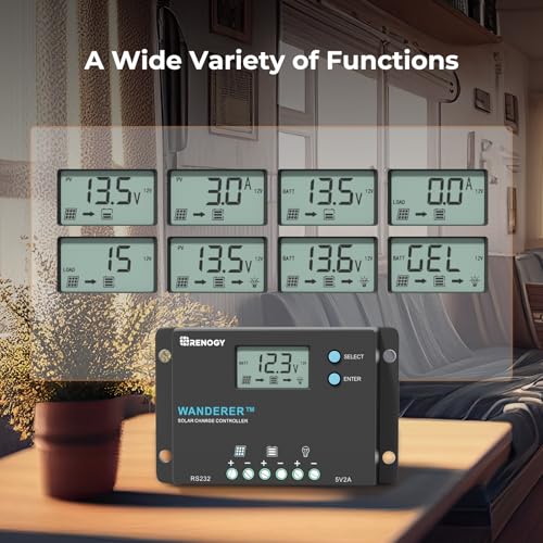Renogy Wanderer 10A Solar Charge Controller with LCD Display - Future ...