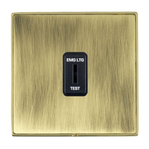 Hamilton Linea-Duo CFX Polished Brass/Antique Brass 1 Gang 2 Way Key ...