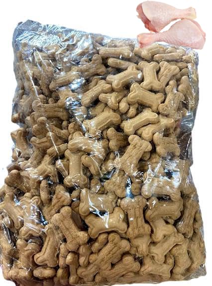 Buy MO Small Dog Biscuit Treats Real Chicken Flavour-1000GM Pack ...