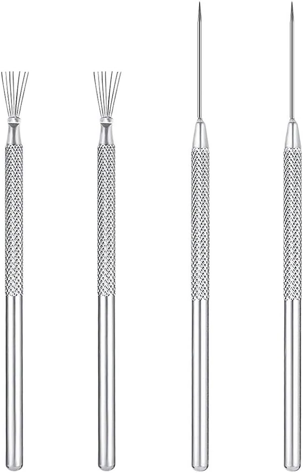 Clay Pottery Sculpture Feather Wire Texture + Pro Needle Detail Tools,4 ...